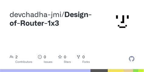 github devchadha jmi design of router 1x3