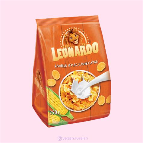 Хлопья кукурузные Leonardo 250 г