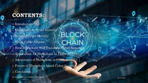 Blockchain In Cyber Security Pptx