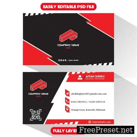 Premium Psd Professional Business Card Design Premium Psd