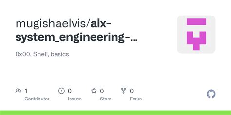 Github Mugishaelvisalx Systemengineering Devops 0x00 Shell Basics