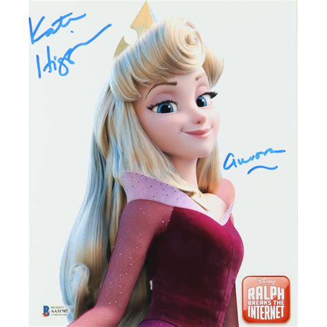 Kate Higgins Signed Ralph Breaks The Internet 8x10 Photo Inscribed