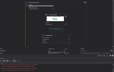 repeatnumberoftimes integer string issue option strict on disallows implicit conversions from