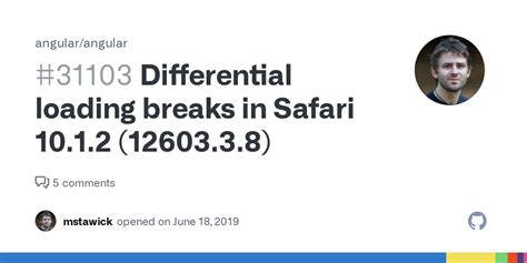 Differential Loading Breaks In Safari 1012 1260338 · Issue 31103