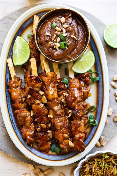 Kipsaté Recept Malse Indonesische Kipspiesjes Met Satésaus