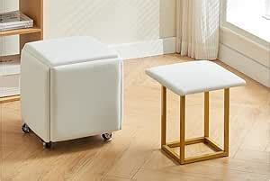 Sunhippie Stool Cubes 5 In 1 Nesting Ottoman Cube Chair