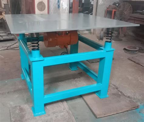 Nitin Automatic Interlocking Block Vibrator Table Capacity 1500 Blocks Per Hour Model Name