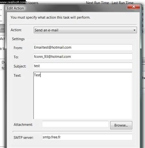 Task Scheduler Wont Send Emails Vista Forums