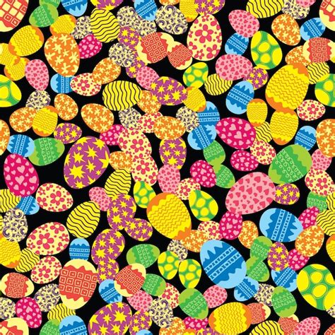 Premium Vector Easter Eggs Seamless Pattern