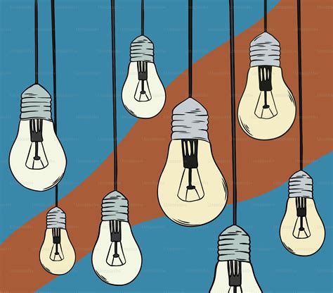 천장에 매달려 있는 전구 한 다발 벡터 Unsplash의 에너지 이미지