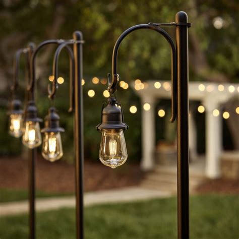 21 Genius Outdoor String Light Pole Ideas That Make Any Space Magical