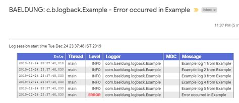 Sending Emails With Logback Baeldung中文网