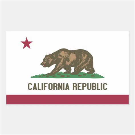 California Flag Stickers Zazzle