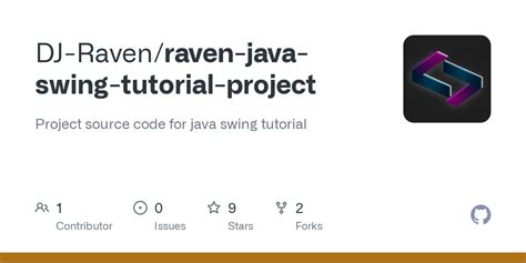 GitHub DJ Raven Raven Java Swing Tutorial Project Project Source