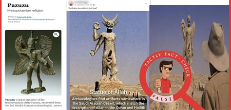 A Mesopotamian Demons Statue Is Falsely Shared As Archaeologists