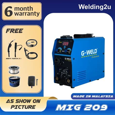 [ready Stock] G Weld Mig Welding Machine 3 In 1 Welding Machine