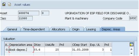 Asset Depreciation Sap Community