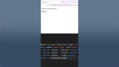Dropdown In Html😎 Web Development Programming Webdevelopment Html