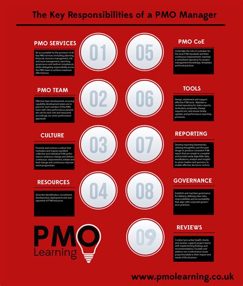 The Key Responsibilities Of A Pmo Manager Pmo Learning