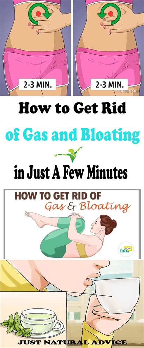 How To Get Rid Of Gas And Bloating In Just A Few Minutes Health Pins