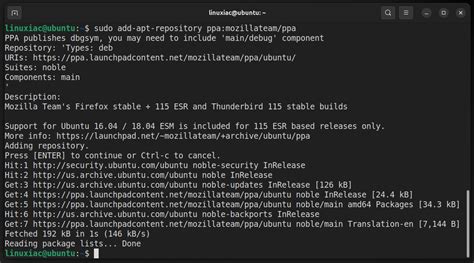 Install Thunderbird As A Deb App On Ubuntu 2404 Lts