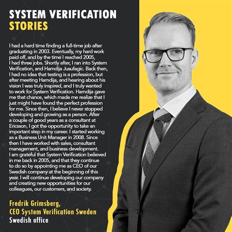 System Verification On Linkedin Syve Successstories Inspiration