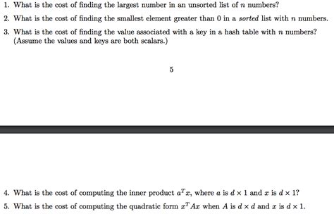 Solved Please Answer The Question Using Big O Notation And