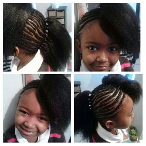 Amazing Braided Hairstyles For 11 Year Old Pictures Of Blonde With Black Underneath Mid Length