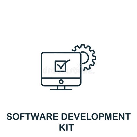 Software Development Kit Icon From Customer Service Collection Simple Line Element Software