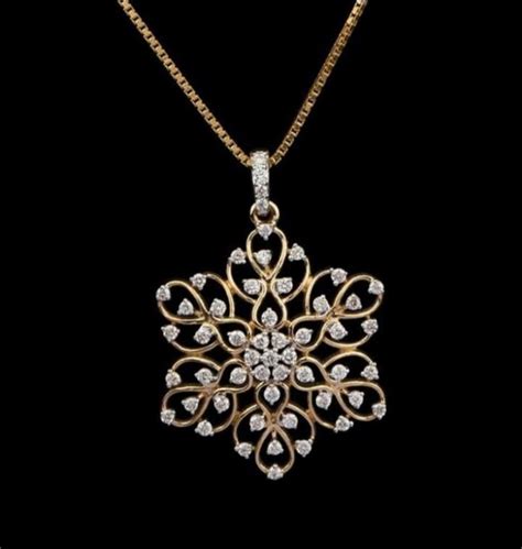 Gold And Daimond Pendant Diamond Pendants Designs Gold Jewellery