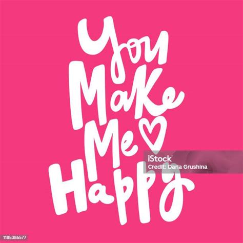 당신 때문에 행복해요 사랑에 대한 소셜 미디어 콘텐츠 발렌타인 데이 스티커 벡터 손으로 그린 일러스트 디자인입니다 14에 대한 스톡 벡터 아트 및 기타 이미지 Istock