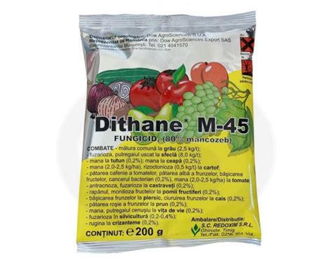 Dithane M 45 200 G Fungicid Dow Agro Sciences Magazin Agricol