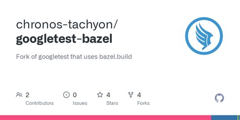 GitHub Chronos Tachyon Googletest Bazel Fork Of Googletest That Uses