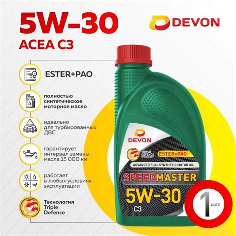 Масло моторное Devon 5w 30 Синтетическое купить в интернет магазине Ozon 1495865412