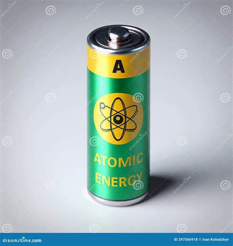 Atomic Battery In Line Design Green Atomic Battery Nuclear Energy