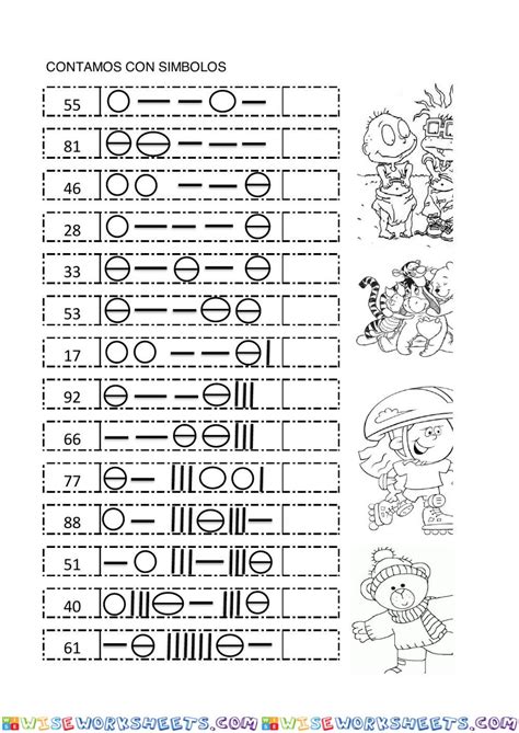 Sumas Y Restas Con Símbolos Abn Worksheet Online Wiseworksheets
