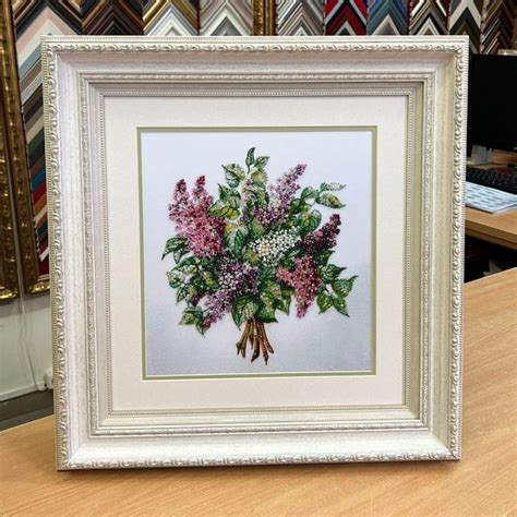 Вышивки портфолио Багетка