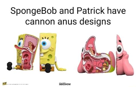 Spongebob And Patrick Have Cannon Anus Designs Ifunny