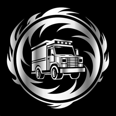 Firefighter Mascot Logo Cartoon Illustration Unique Vector Design For