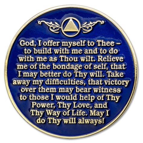 19 Year Twisted Tree Of Life Sobriety Mint Aa Medallionchipcoin Blue