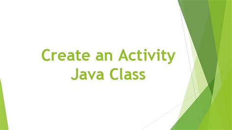 Mobile Programming Activities And Intents Activities Activity An