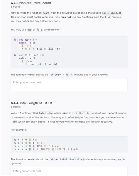 solved q4 3 non recursive count 3 points now re write the