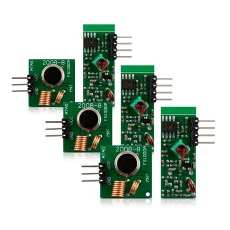 Set 3 Module Wireless 433 MHz Pentru Arduino Si Raspberry Pi Kwmobile