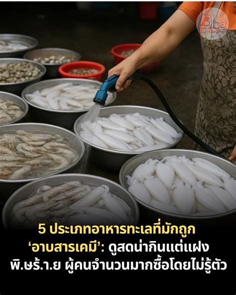 การฟอกขาวอาหารทะเล Blogtamsu Tv Thailand Facebook