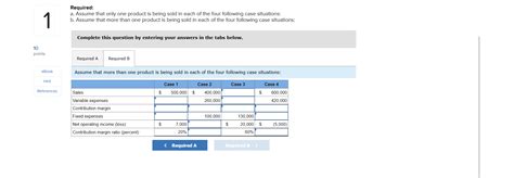 Solved Exercise Static Missing Data Basic CVP Chegg
