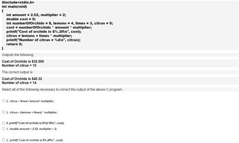 Solved Include Int Mainvoid Int Amount 252 Multiplier