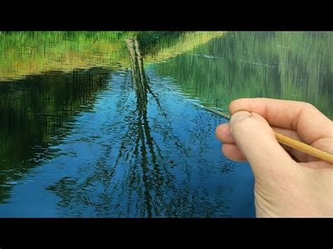 How To Paint Tree Reflections On Water Oil Painting Tutorial YouTube