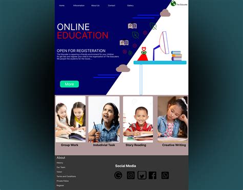 Online Education On Behance