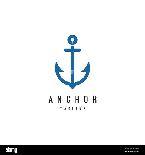 Anchor Logo Design Inspiration Vector Template Stock Vector Image And Art