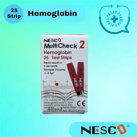 Jual Alkes Pasar Pramuka Strip Nesco Hemoglobin Isi Ulang Nesco Hb
